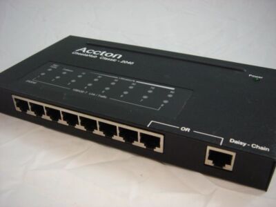 ACCTON Cheetahub classic-2040 8-port Éthernet Hub, en2040 P/N 19030070, W / Adap | eBay
