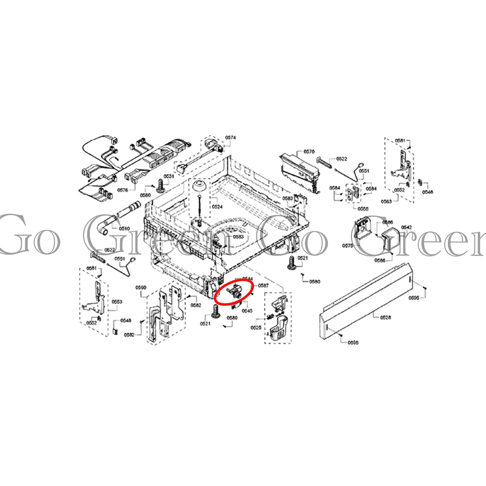 Bosch Dishwasher SHE3AR72UC/22 Water Inlet Valve P/N 10023853 ...