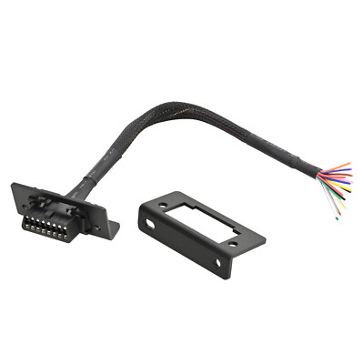 OBD II J1962 Female Connector Open Pigtail Cable Fixed Wire Harness ...