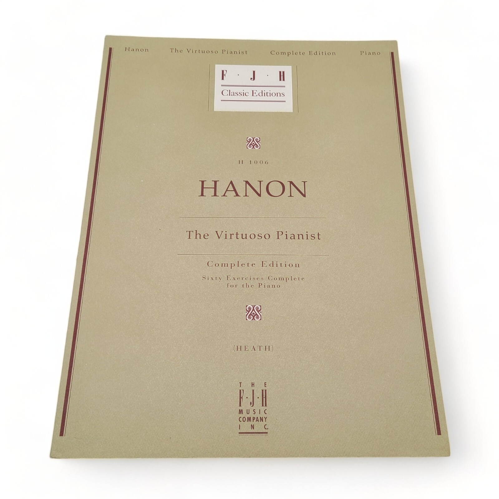 1999 Hanon The Virtuoso Pianist in Sixty Exercises Complete Edition ...