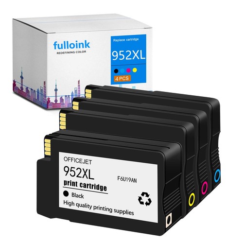 4 Pack 952XL Generic Ink for HP Officejet Pro 7740 8210 8216 8218 8710 ...