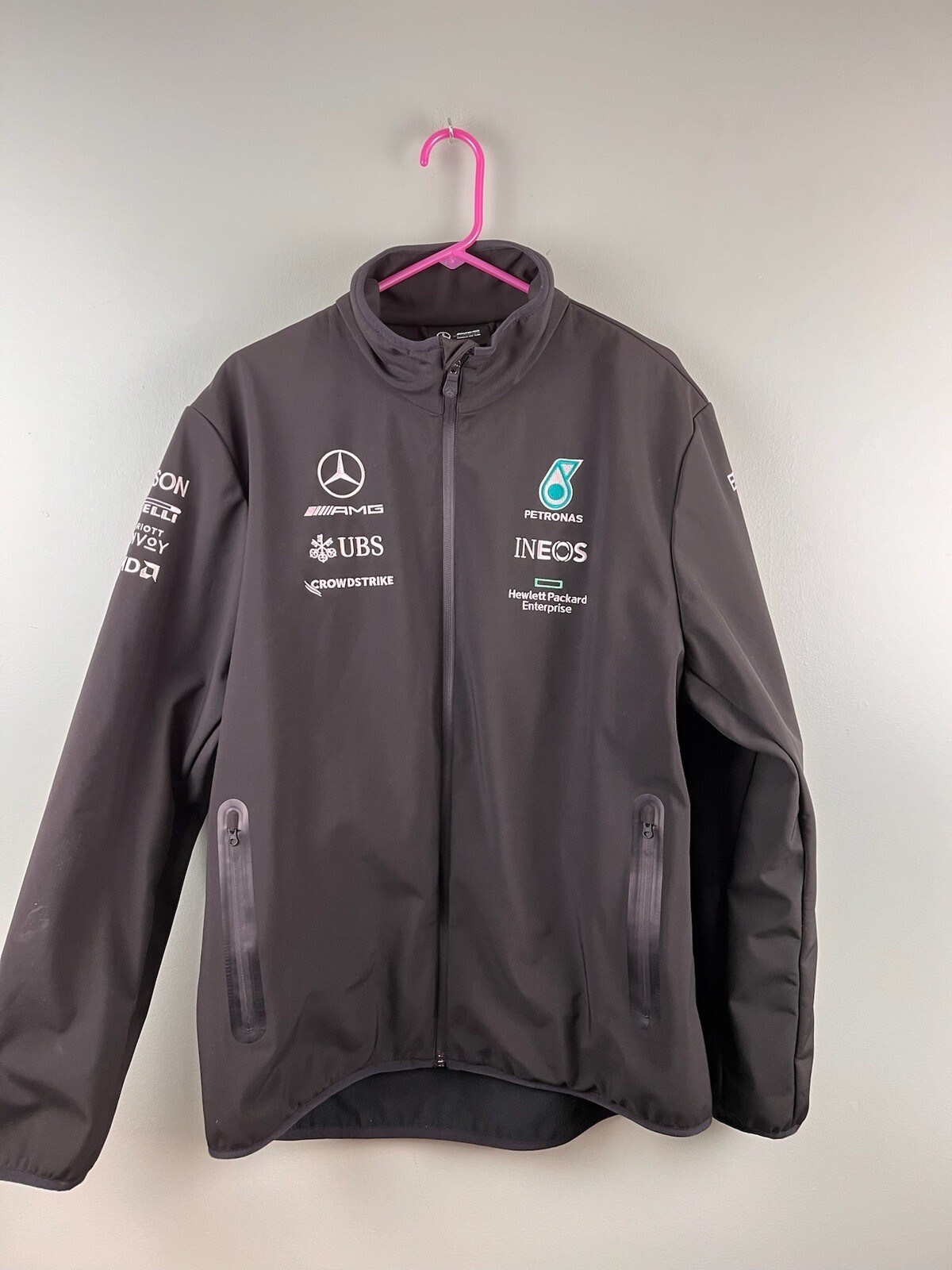 Mercedes Benz AMG Petronas F1 Unisex Team Jacket - Bl… - Gem