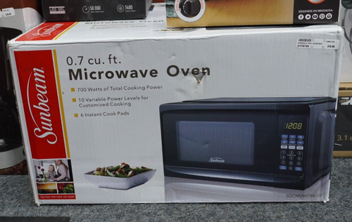 NIB Sunbeam 0.7 cu ft Microwave Oven - Black SGCMV807BK-07 | eBay
