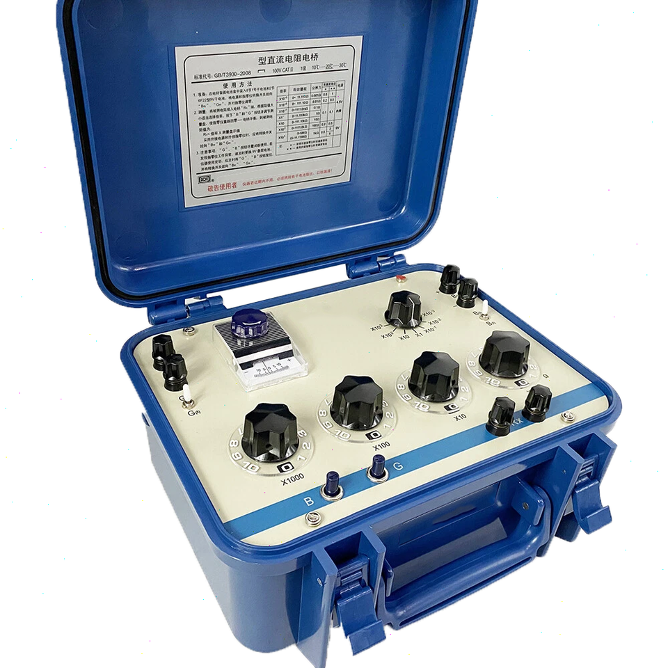 DC Resistance Box DC Bridge Wheatstone Bridges with Measurement Range 0 ...