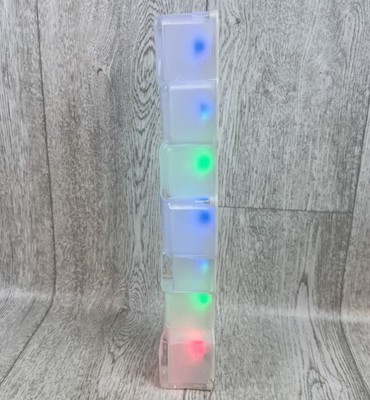 DEPT 56 NORTHERN LIGHTS STACKED ICE CUBE 15" TOTEM Super Rare, North ...