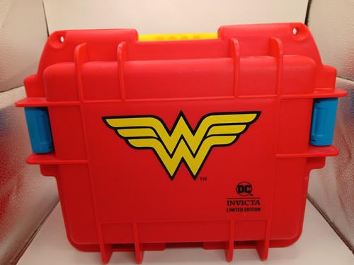 Invicta Wonder Woman 3 Slot Red Impact Dive/Collector Watch Case | eBay