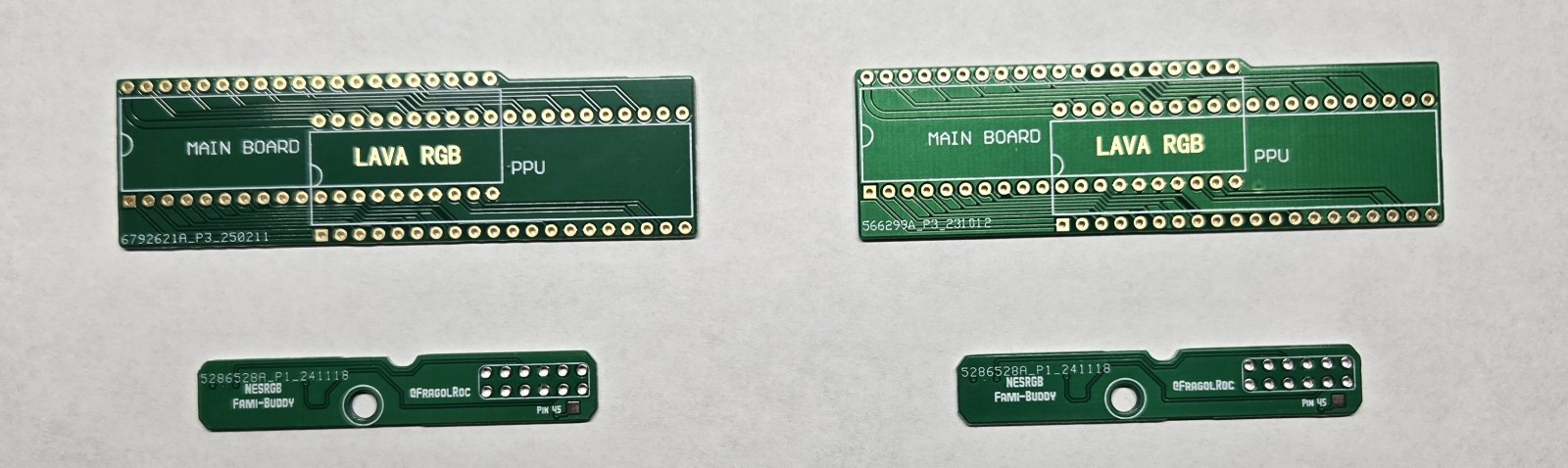 👍 2X NESRGB PPU ADAPTER BOARD #1 BUDDY BOARD_ AV FAMICOM_ NES TOP ...