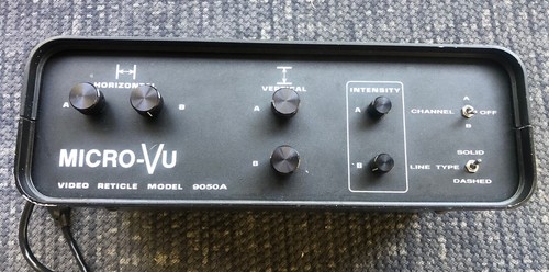 Micro-Vu Video Reticle Model 9050A | eBay