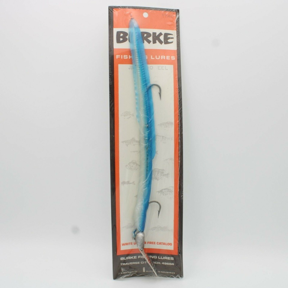 Vintage Burke Jig-A-Do Eel Fishing Lures Available in 3 colors 2 sizes ...