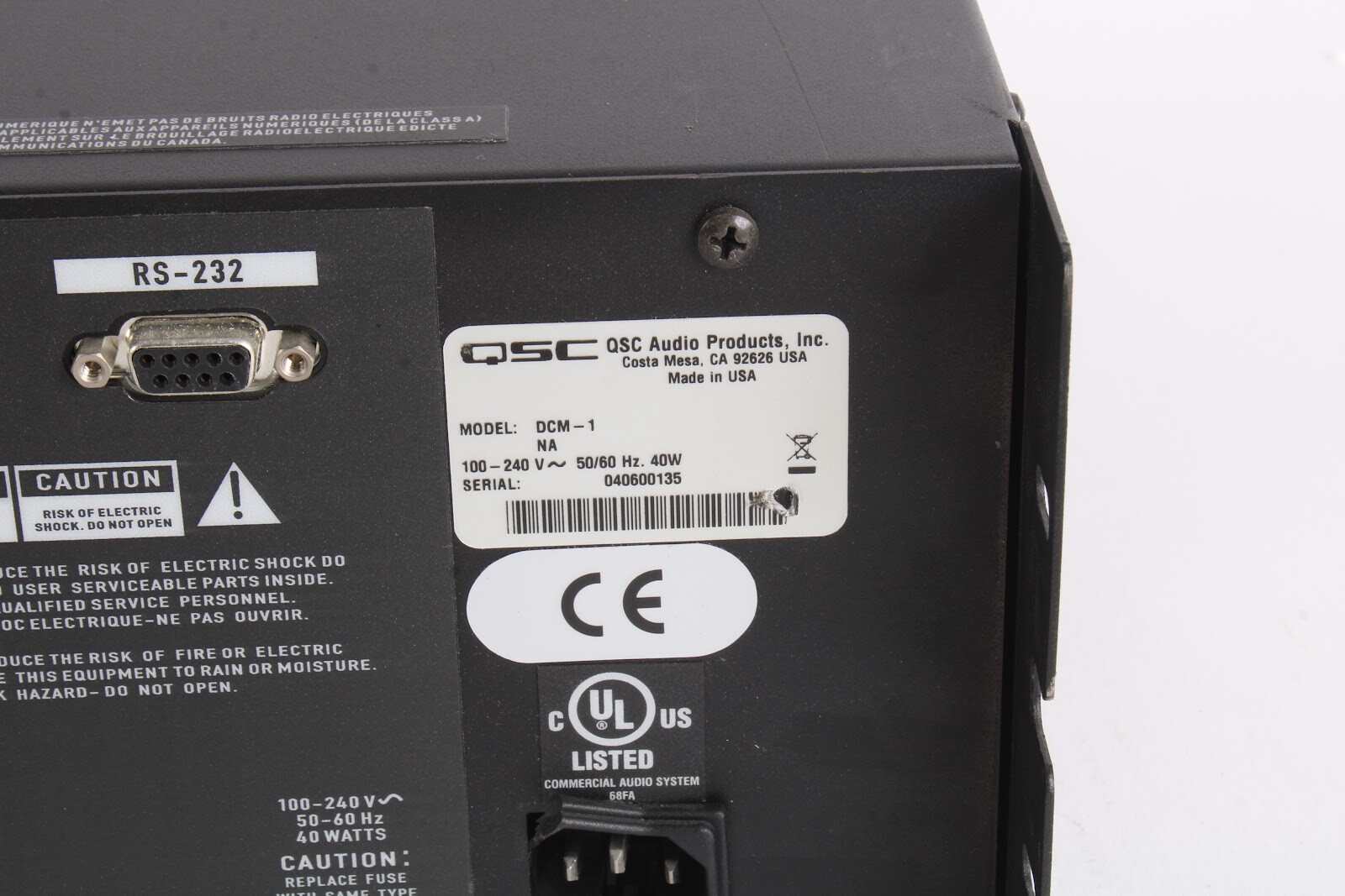 QSC Dcm-1 Digital Cinema Monitor DCM 1 for sale online | eBay