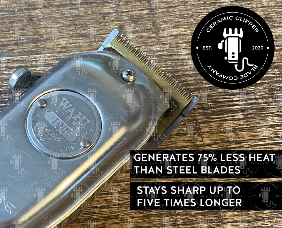 WAHL Ceramic Stagger Tooth Crunch Clipper blade– Magic Clip, Senior ...