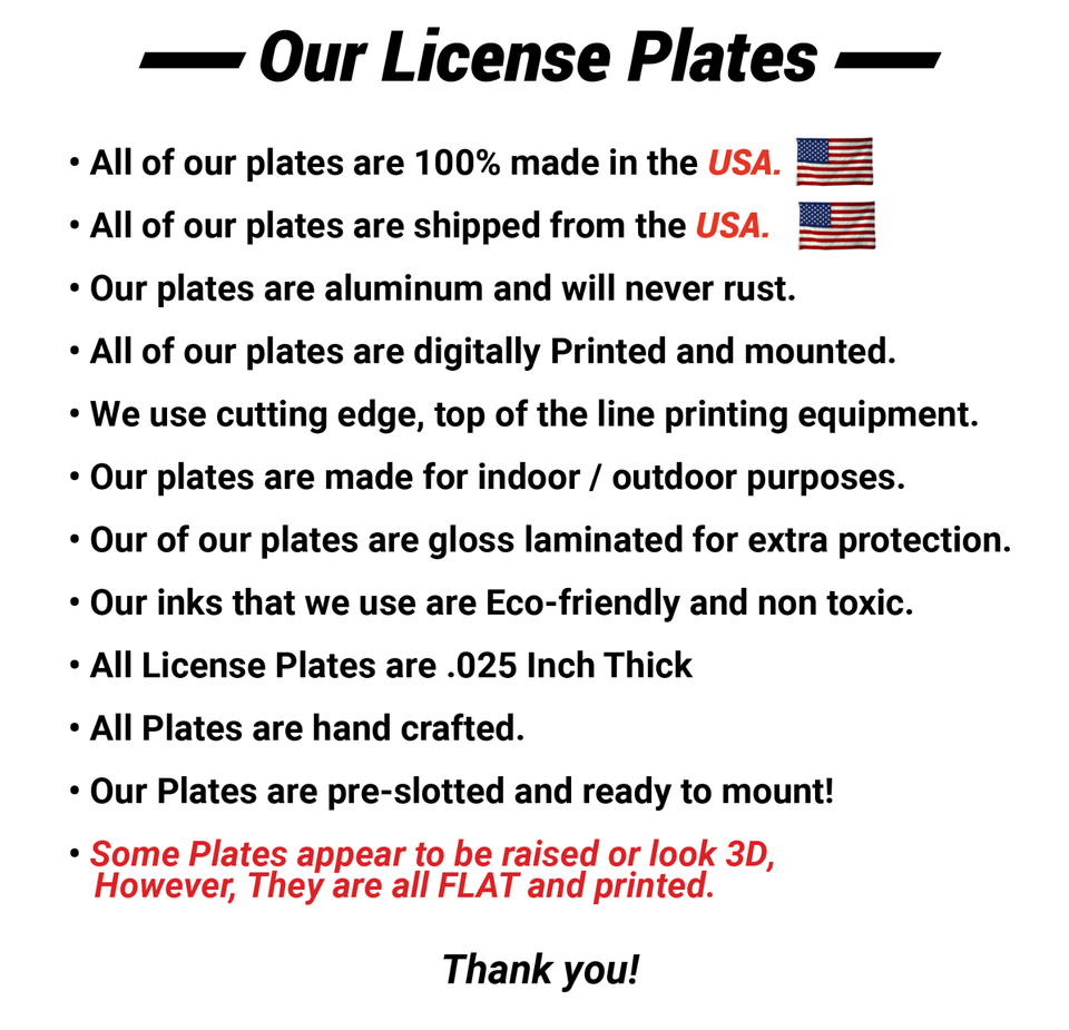 HANDICAP Disabled disability Parking Vehicle License Plate Front Auto ...