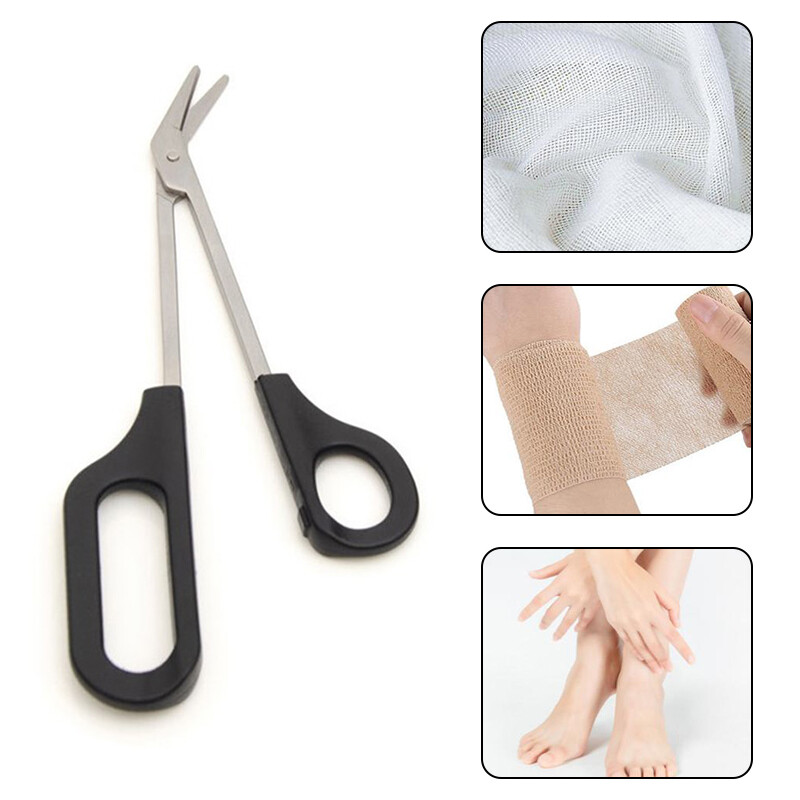 Easy Grip Toenail Scissors Clippers Long Reach Toe Nail Trimmer Cuticle ...