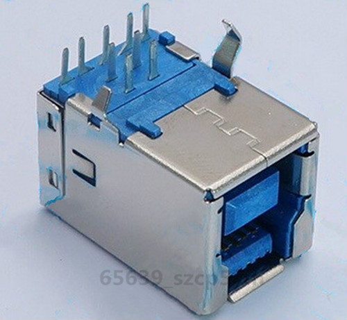10pcs USB 3.0 Type B Female 9Pin DIP printer port B-shaped Socket ...