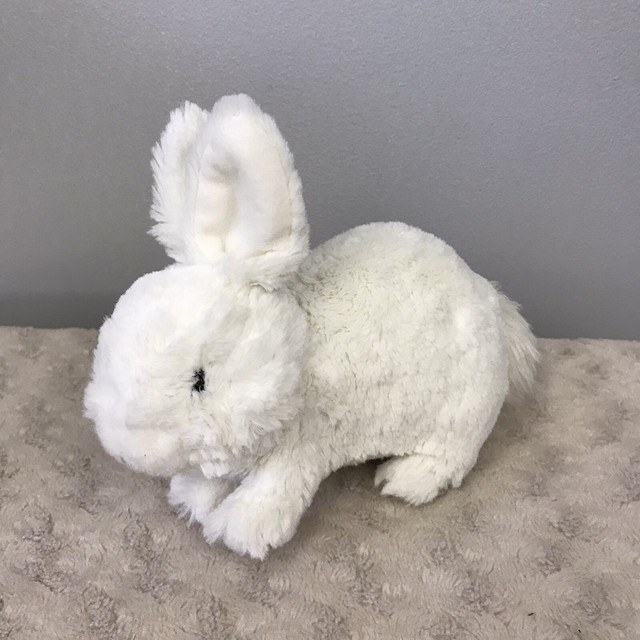 Gund Solid White Bunny Rabbit Plush Stuffed Animal Toy Realistic ...