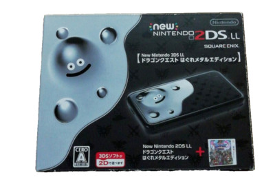 New Nintendo 2DS XL LL Dragon Quest Hagure Metal Edition Console w/Box ...