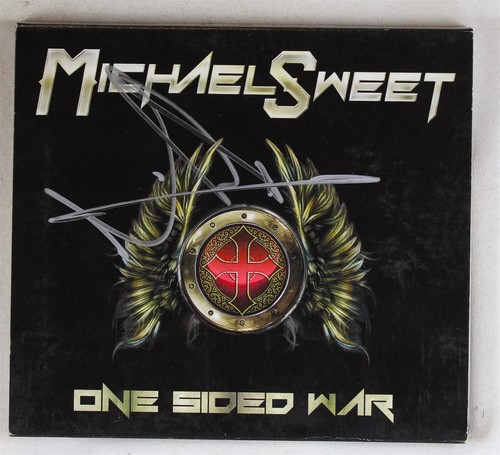 One Sided War by Michael Sweet (CD, 2016) Stryper Signed Autographed ...
