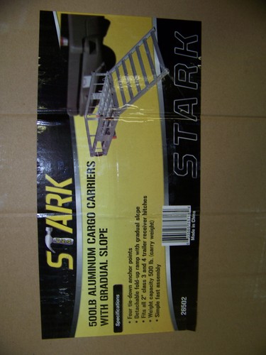 Stark 500 Lb. Aluminum Cargo Carrier W Gradual Slope Detachable Ramp ...