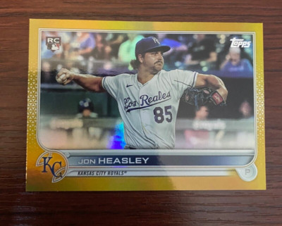 2022 Series 2 Base Gold Foil #430 Jon Heasley Kansas City Royals | eBay