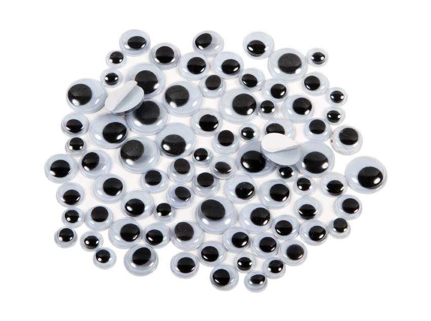 200 Googly Eyes SELF ADHESIVE, Eye Stickers Crafts NEW Mixed 7 Sizes ...