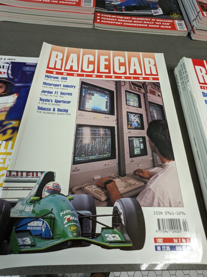 racecar engineering magazine set library 1992-1999 race car | eBay