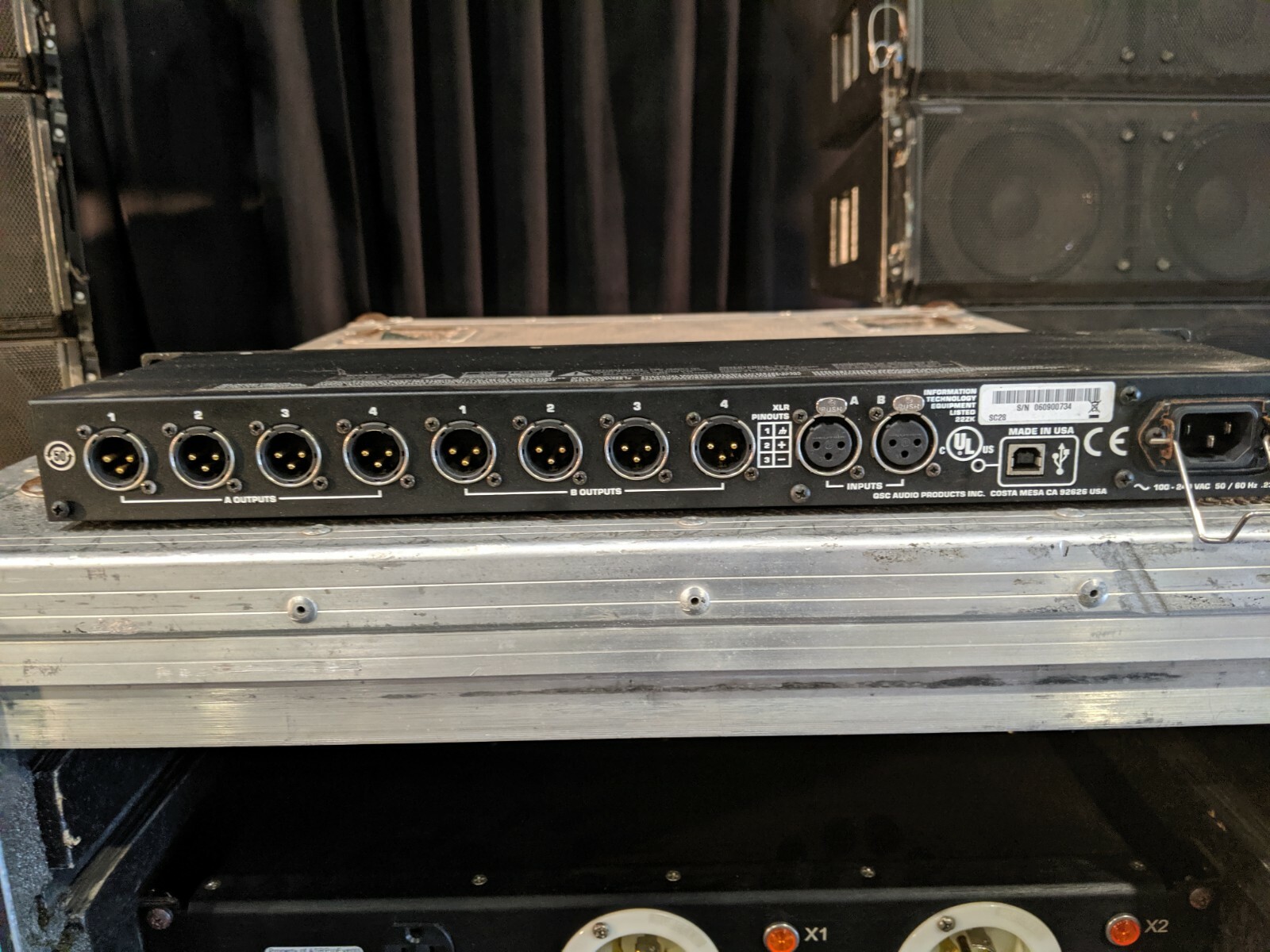 QSC Wideline 10 WL 2102 Array Speaker Package with Amplifiers and ...