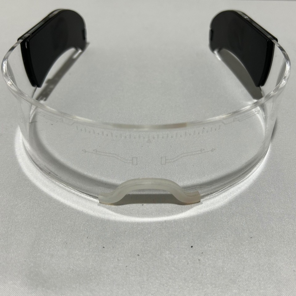 LED Cyberpunk Light Up Visor Glasses2050 Rave Costume Halloween Party ...