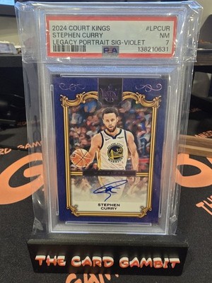 2024 Court Kings Stephen Curry Legacy Portrait Auto Violet /15 | eBay