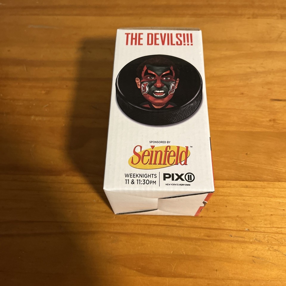 2019 David Puddy Seinfeld Support The Team New Jersey Devils Bobblehead ...
