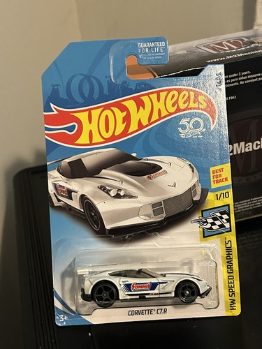 Hot Wheels HW Speed Graphics Corvette C7.R White Summit Racing 1/10 ...