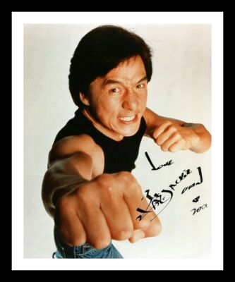 Jackie Chan Autographed Signed & Framed Photo | eBay UK