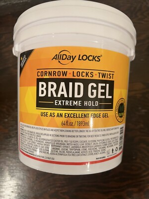 All Day Locks Braid Gel Extreme Hold 64 FL OZ (1893 ML) | eBay