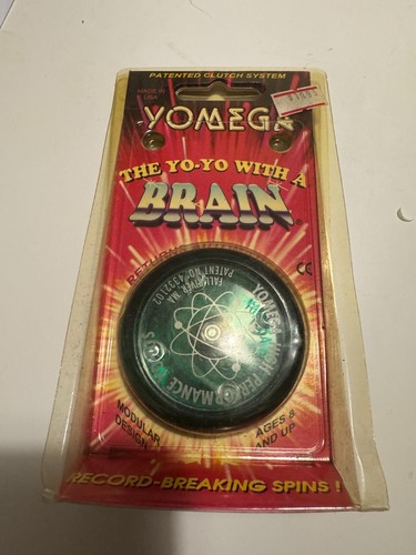 Yomega The Yo-yo With a Brain Vintage Yoyo GREEN RARE New in Box ...