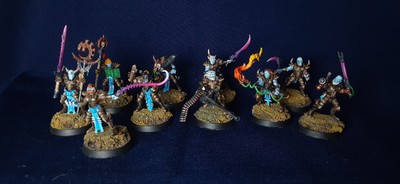 Warhammer 40k Dark Eldar Drukhari Painted Kitbash Kill Team Conversion ...