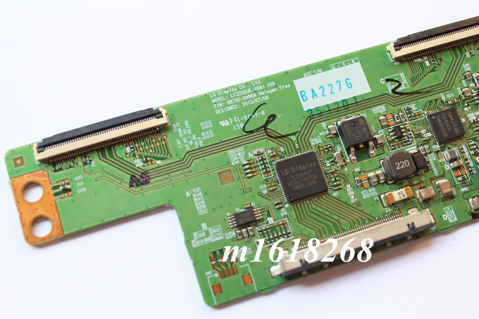 LG Control Board T-Con Board 6870C-0488A LC320DUE-VGM1 V05 TL2354EP ...