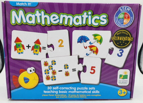 Learning Journey MATCH IT Mathematics STEM Addition Subtraction Game ...