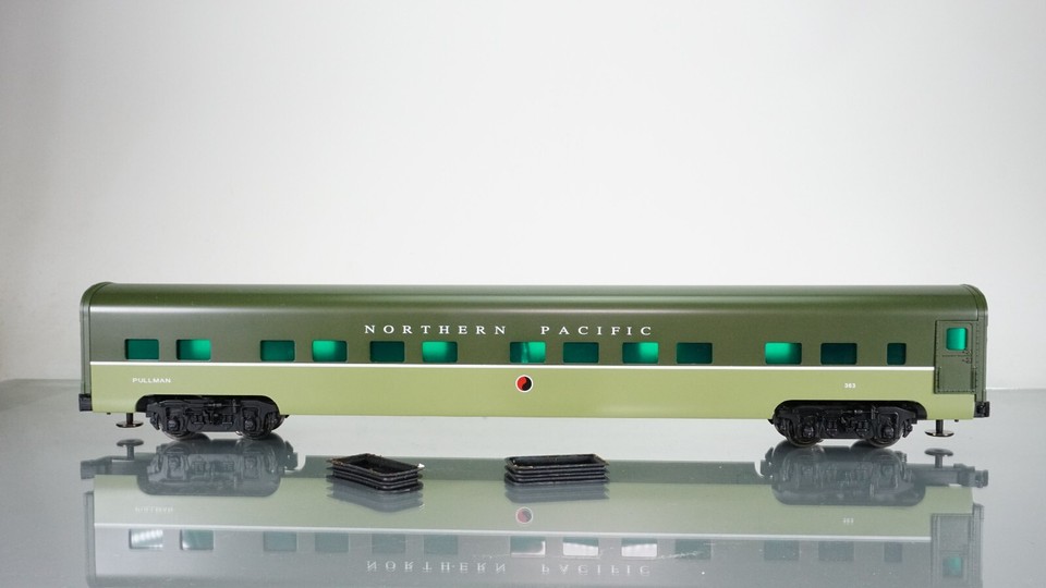 Weaver Models 1132-PO 5 Car Passenger Car Set Northern Pacific 3-Rail O ...