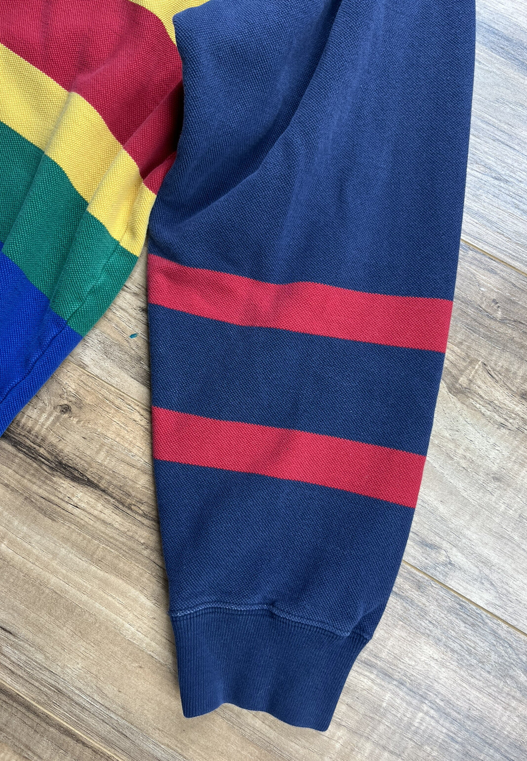 Polo Ralph Lauren Lifesaver Striped Fleece Rugby Shir… - Gem