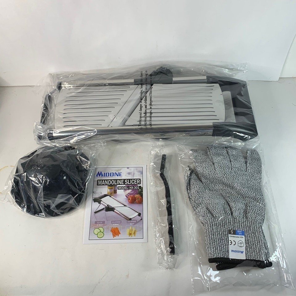 Midone Mandoline Slicer Muli-functional Julienne Stainless Steel Blade ...