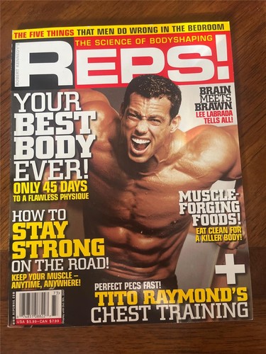 REPS! #7 bodybuilding muscle exercise magazine TITO RAYMOND Fall 2007 ...