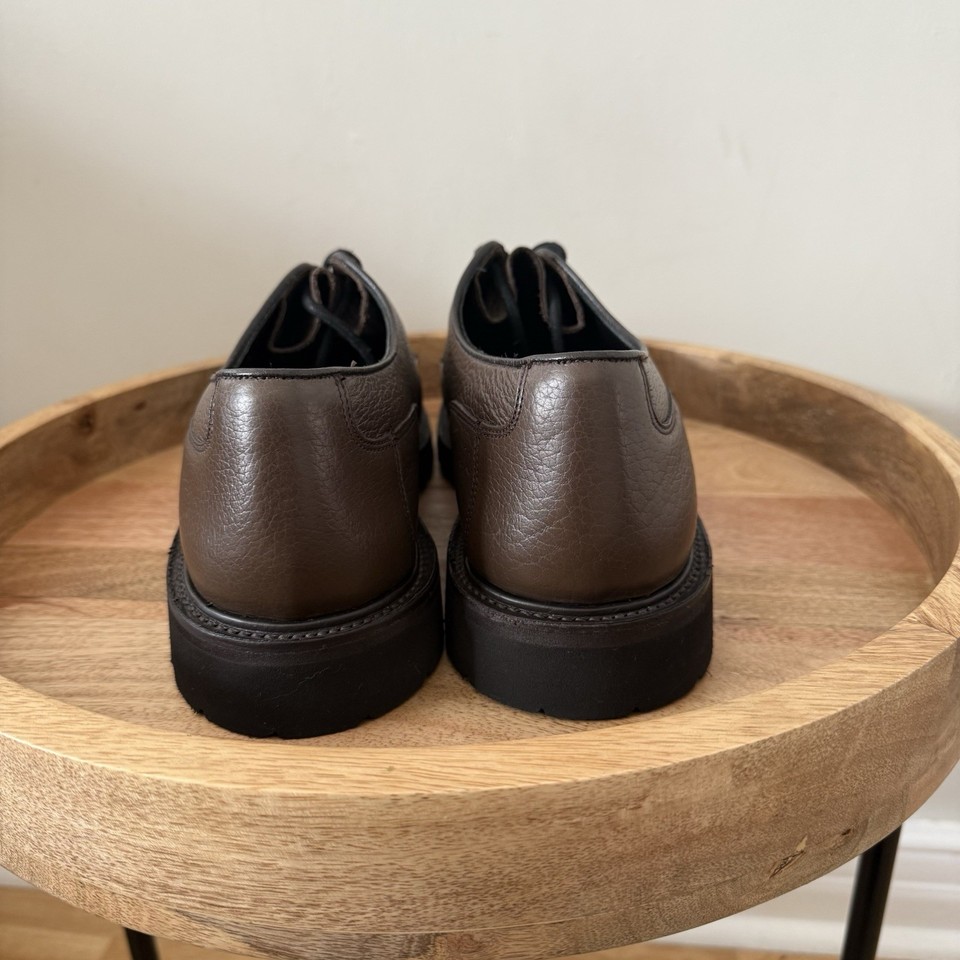 New Tricker's Matlock Shoes 10 Brown Scotch Grain Leather Country Derby ...