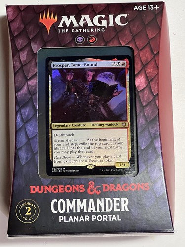 Dungeons And Dragons Magic The Gathering Commander Deck Planar Portal ...