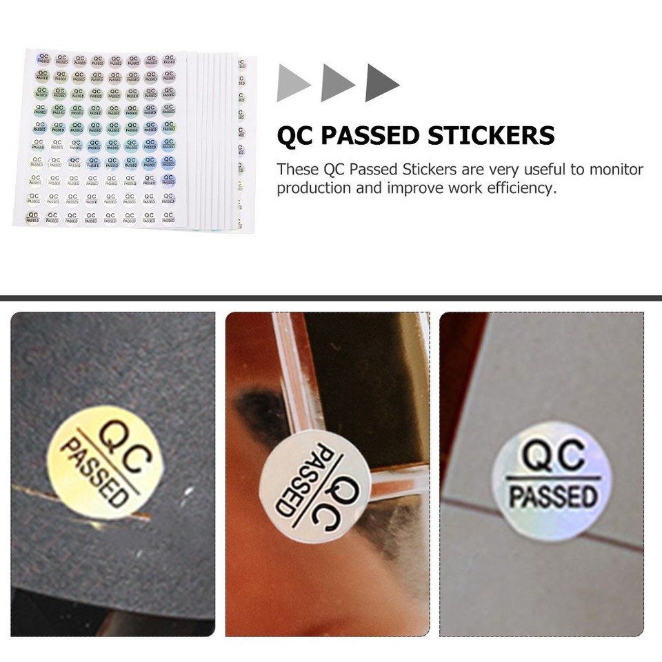 2400Pcs Warehouse QC Passed Labels Stickers Shipping QC Check Stickers ...