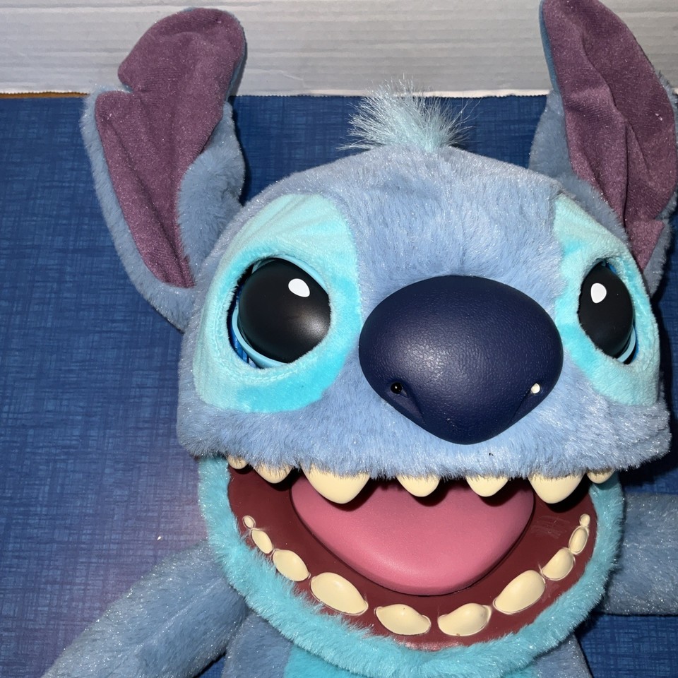 Disney Lilo & Stitch RealFX Interactive Puppet 18” Talking Plush Toy | eBay