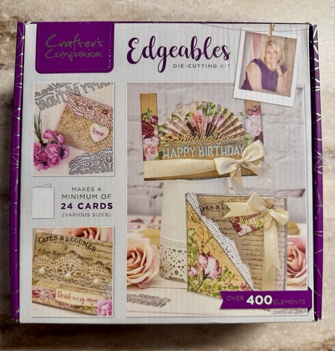 Crafters Companion Open Box #1 *EDGEABLES DIE CUTTING KIT* Makes 24 ...