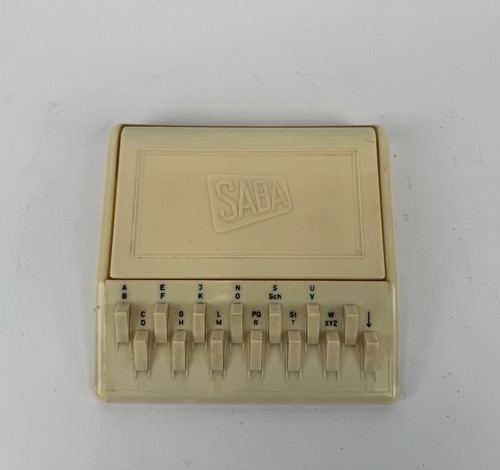 Saba Telefonregister - Merchandising Objekt für Radiohändler 50/60er ...