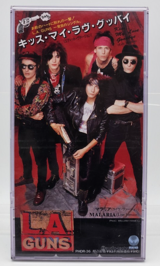 L.A. GUNS Kiss My Love Goodbye Japan Mini 3'' 8cm CD Single PHDR-36 w ...