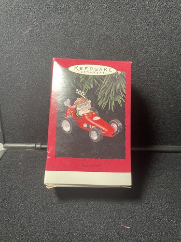 Hallmark 1995 Acorn 500 Race Car Christmas Ornament | eBay