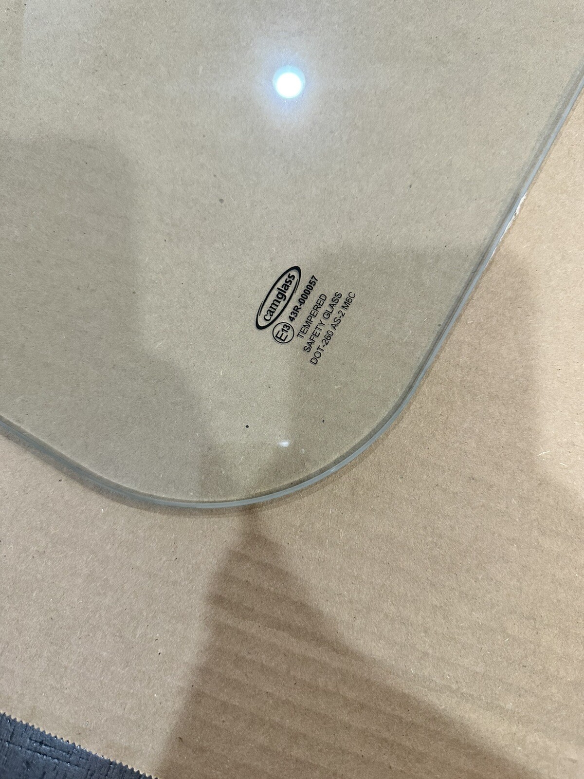 Cameron John Deere Safety Window Tempered Glass E13 43R-000057 16"X 33 ...