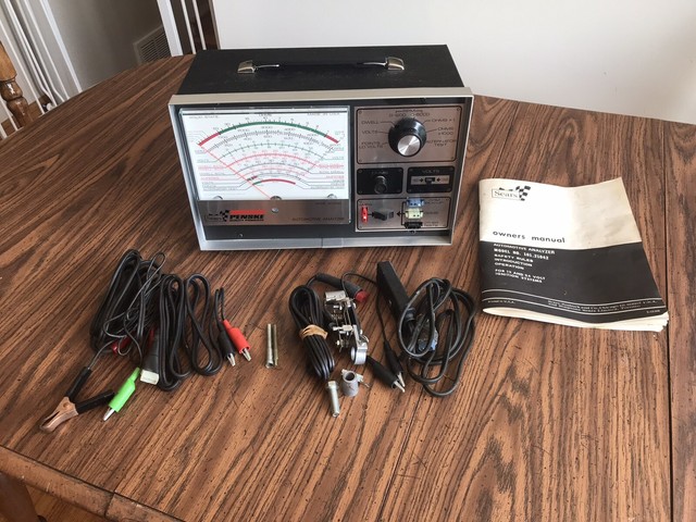 Vintage Sears Automotive Engine Analyzer 161.21042 With Leads for sale ...